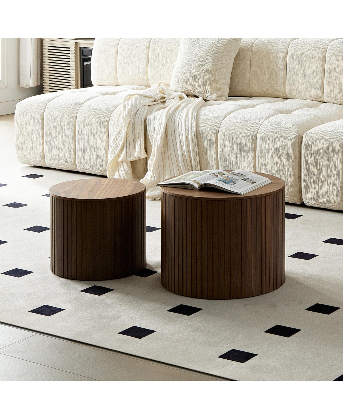 Click here for Boyel Living 2-Piece Mdf Nested Table Set  Handcra... prices