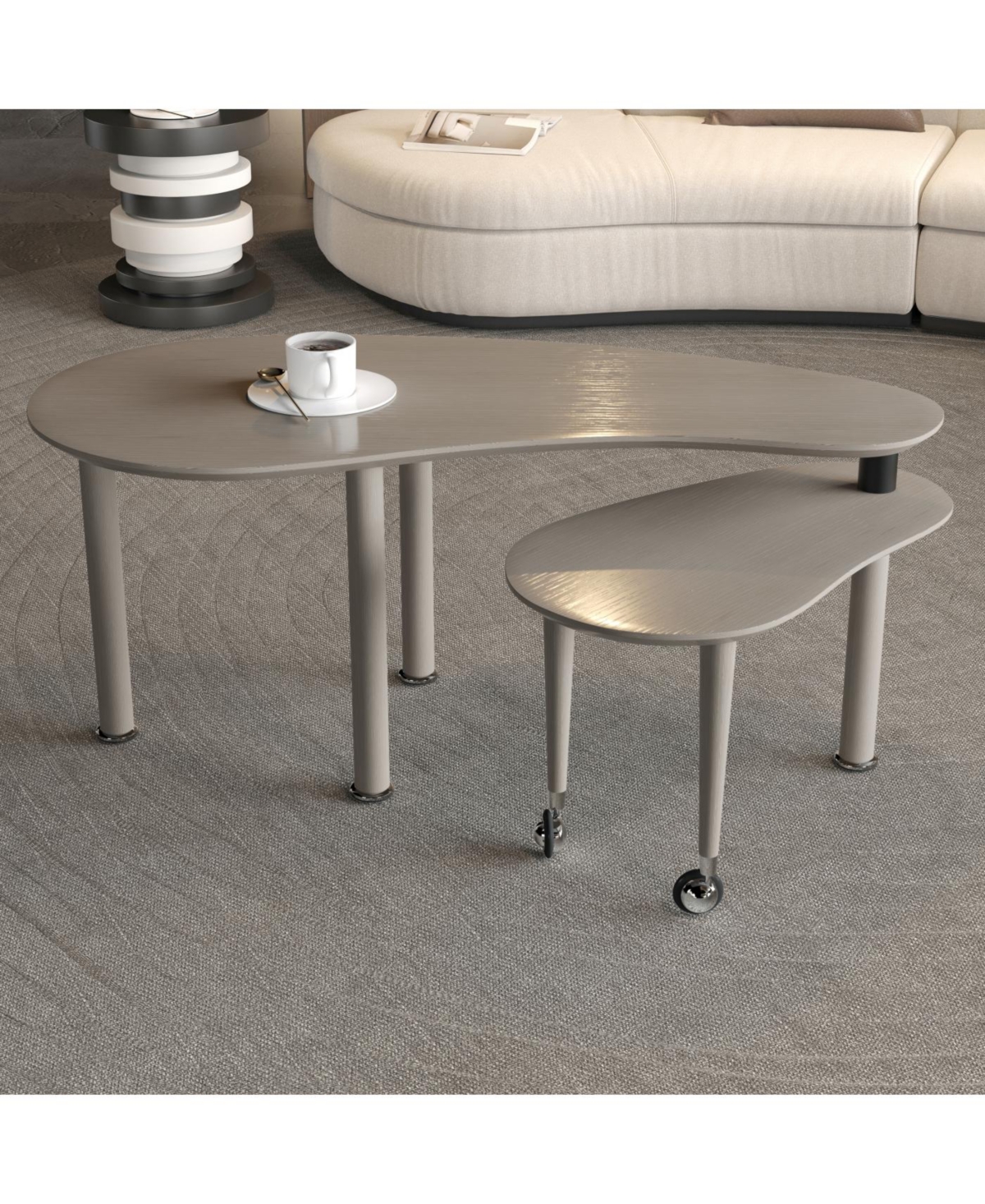 Click here for Streamdale Furniture Rotatable Coffee Table with S... prices