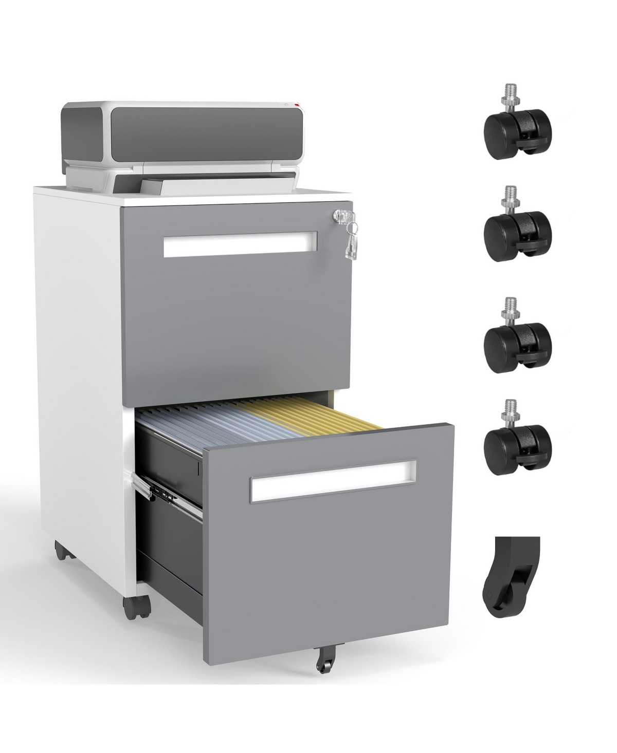 Click here for Rainsken 2-Drawer Mobile File Cabinet with Lock  M... prices