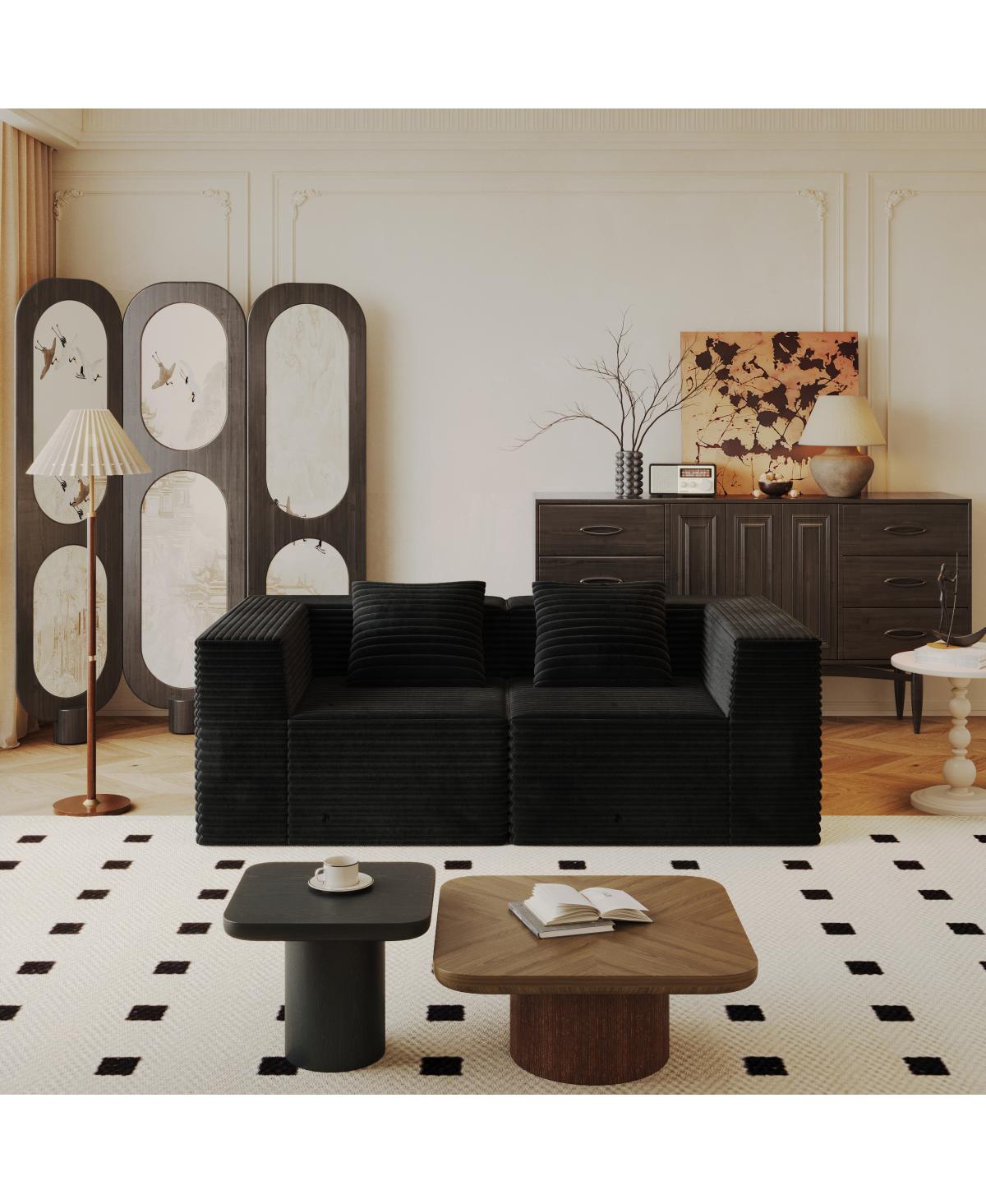 Click here for Streamdale Furniture Plush Corduroy Modular Sectio... prices