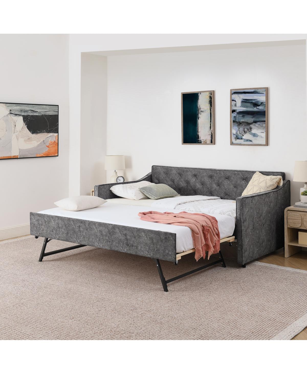 Click here for Streamdale Furniture Twin Upholstery DayBed with P... prices