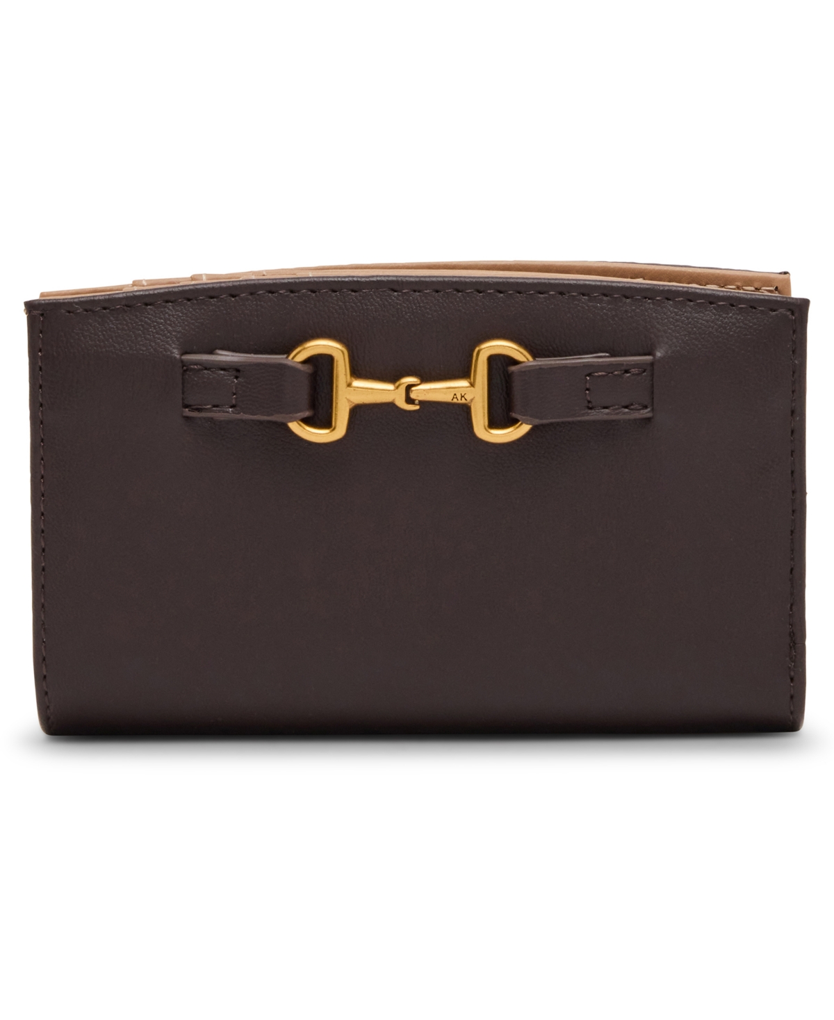 Click here for Anne Klein Medium Horse Bit Wallet - Brown prices