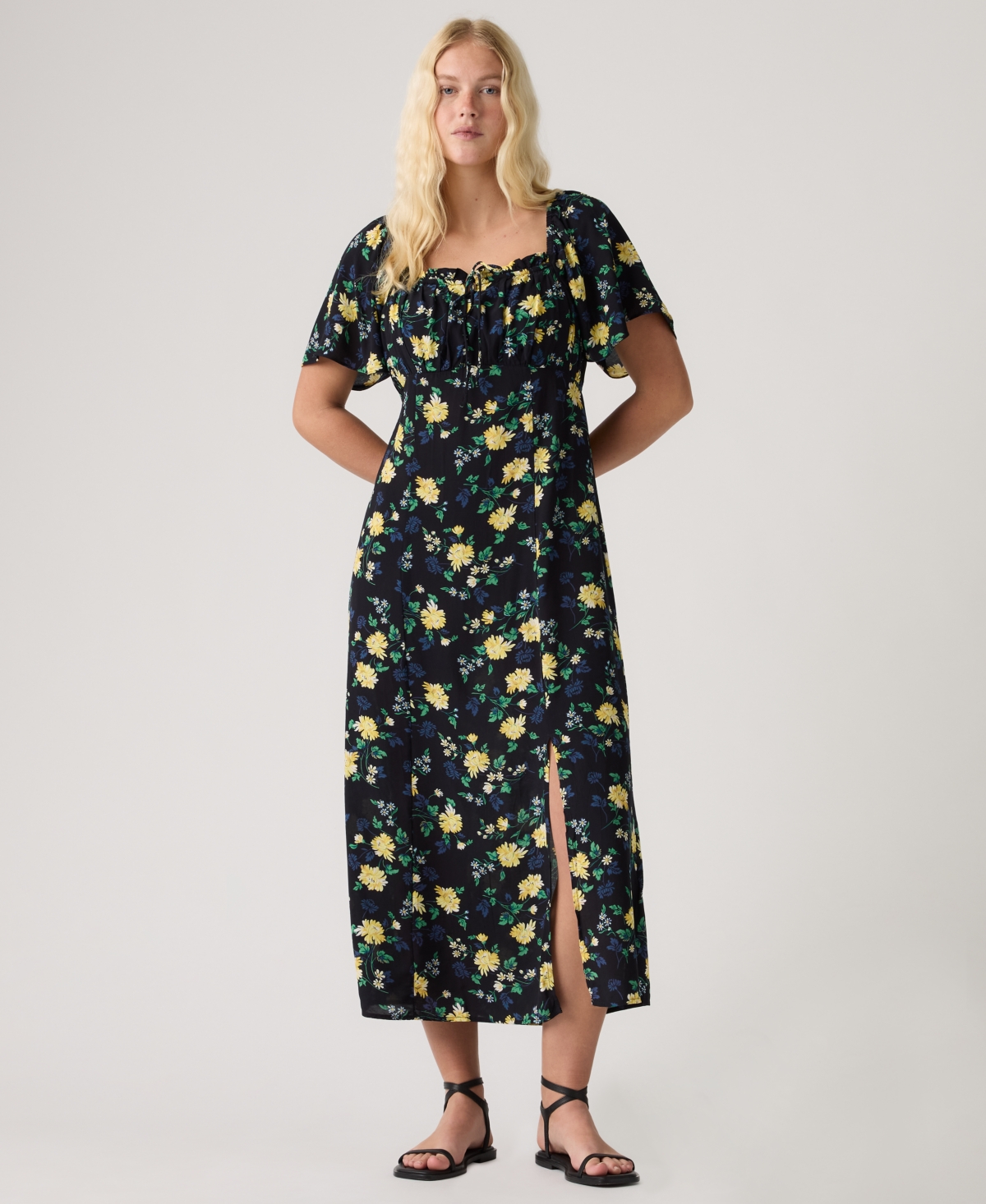 Click here for Levis Premium Womens Amara Column Flutter-Sleeve M... prices