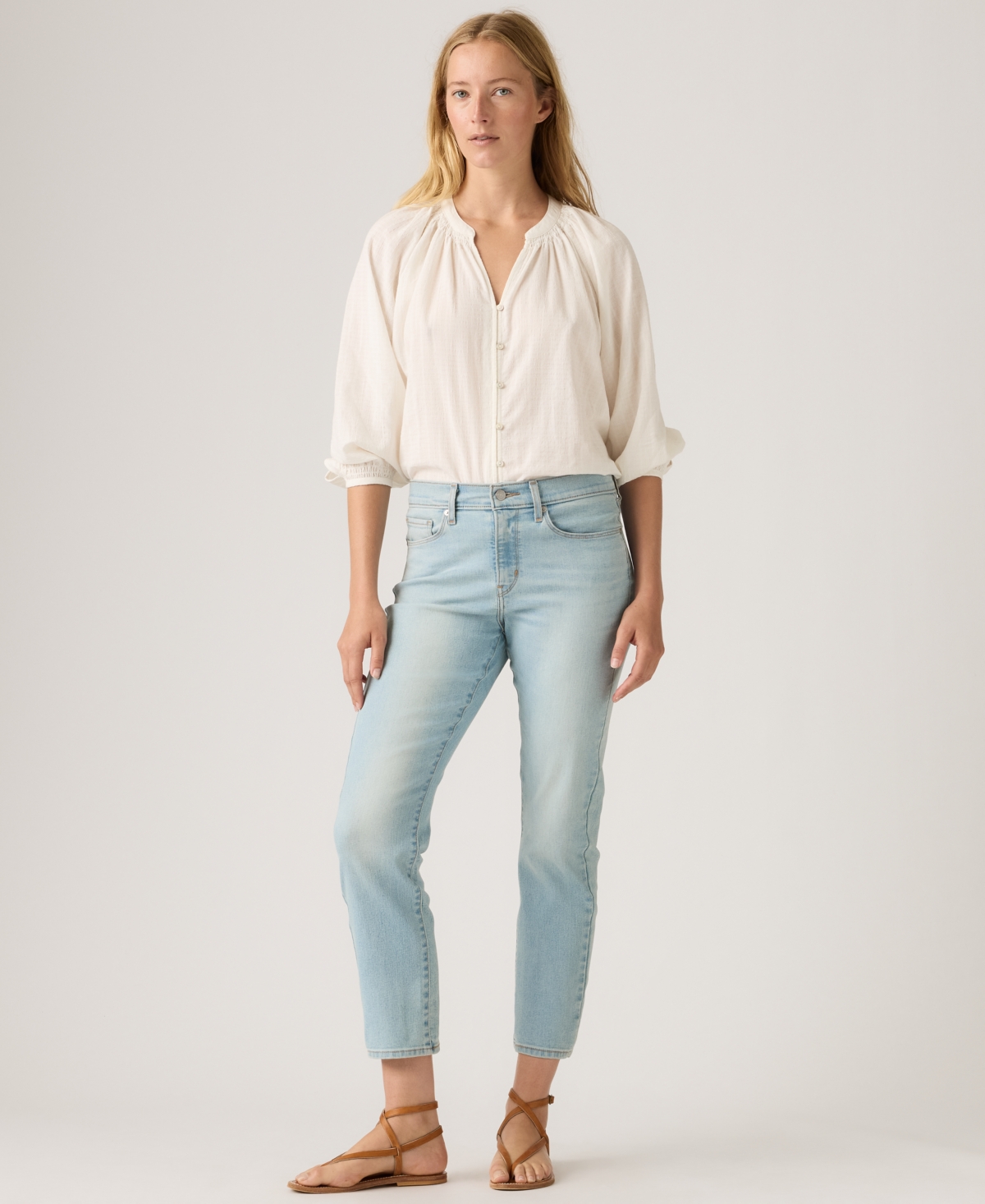 Click here for Levis Womens Classic Mid Rise Straight-Leg Jeans -... prices