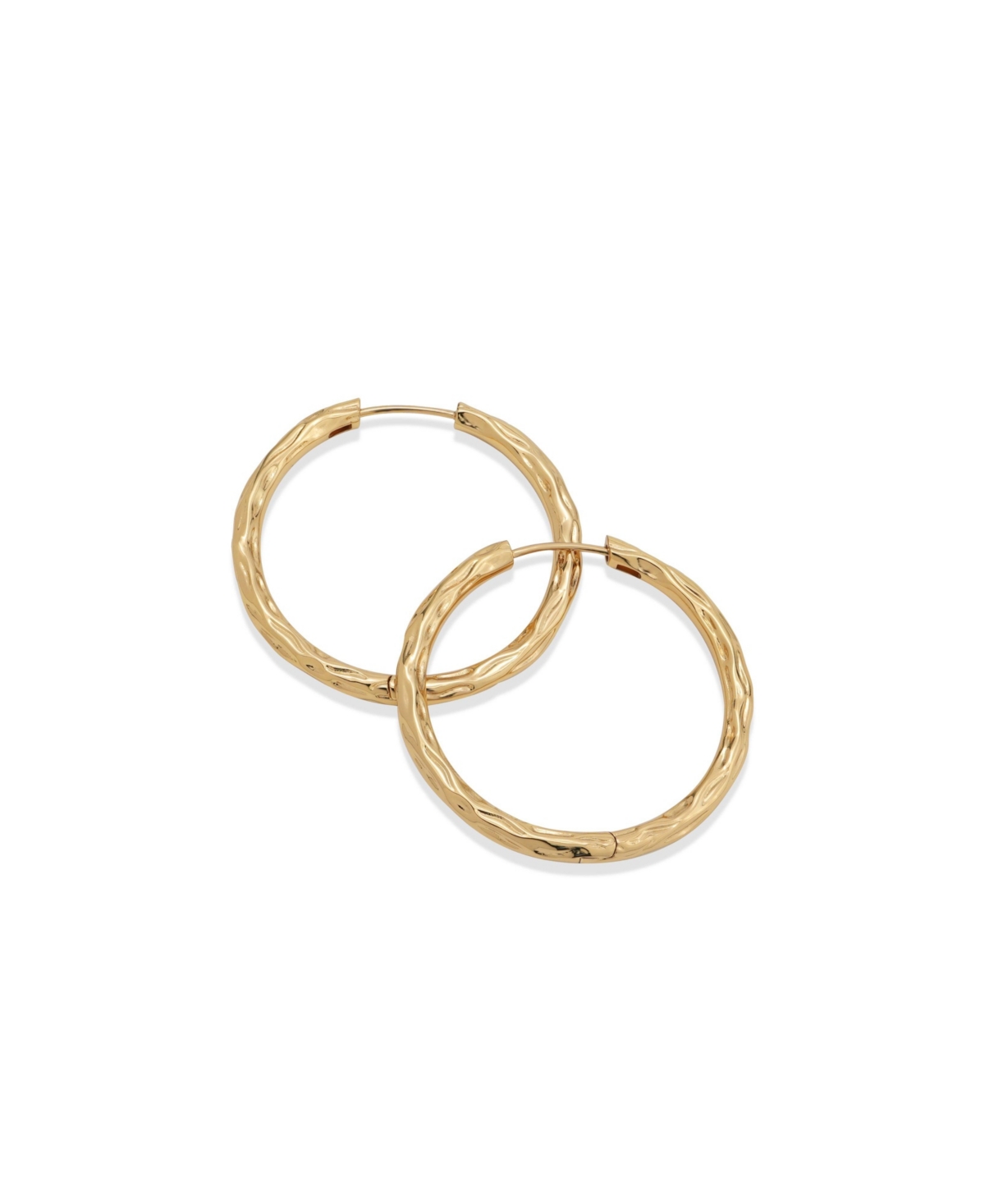 Click here for Retro Chic Grove Hoop Earrings - Gold prices