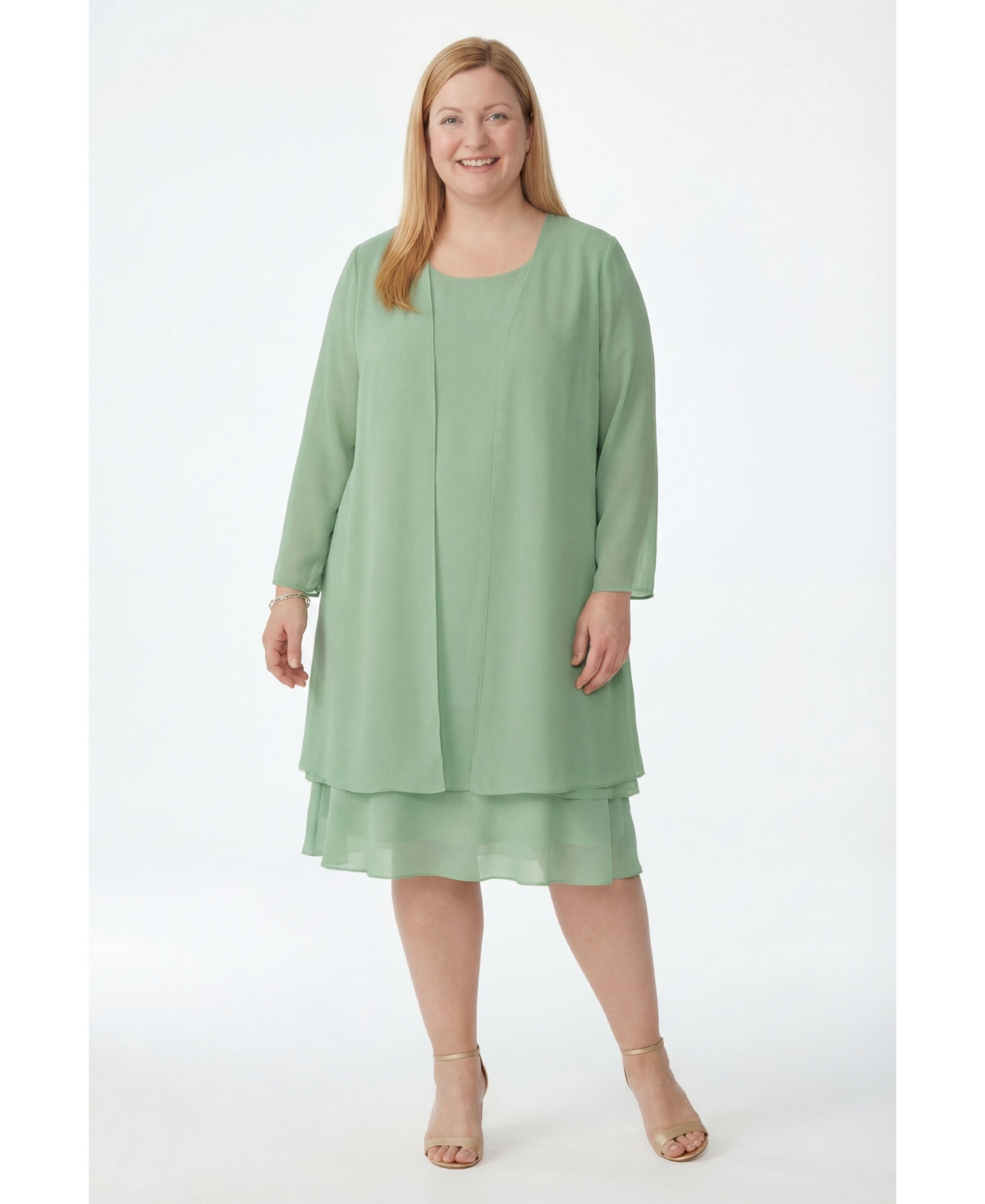 Click here for Woman Within Petite Within 2-Piece Jacket Dress -... prices