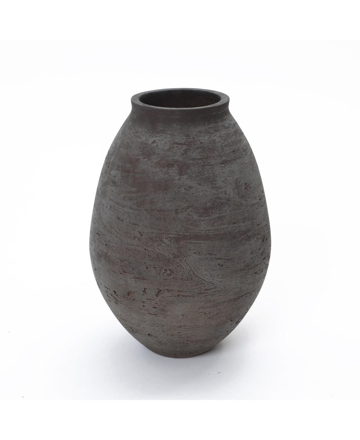 Click here for LuxenHome Antique Brown Cement Vase Tall Rustic Ho... prices