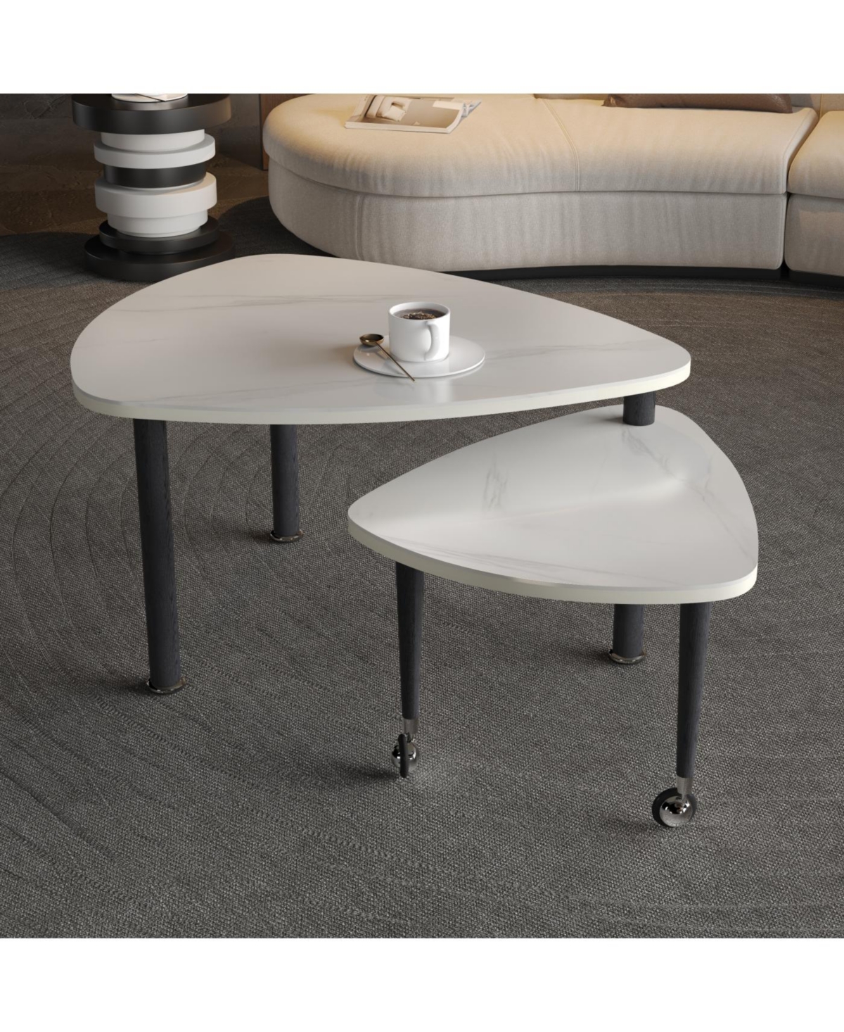 Click here for Streamdale Furniture Sintered Stone Rotating Coffe... prices