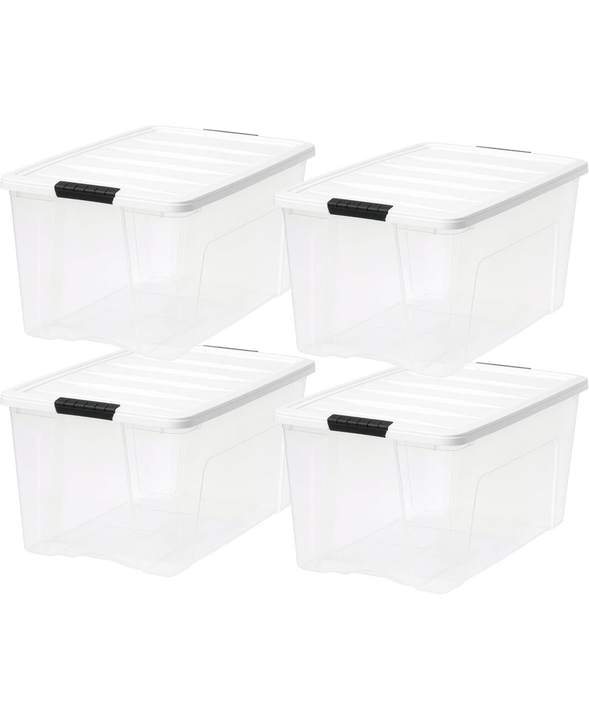 Click here for Iris Usa 72 Qt Stackable Plastic Storage Bins with... prices