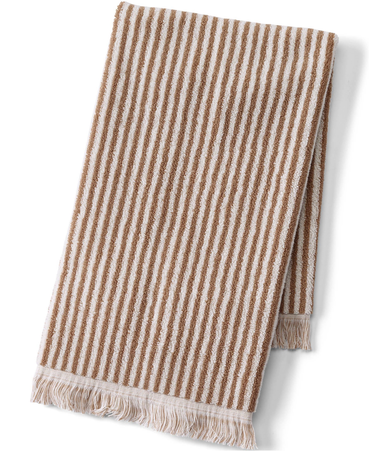 Click here for Lands End Cotton Yarn-dyed Stripe Hand Towel - Ric... prices