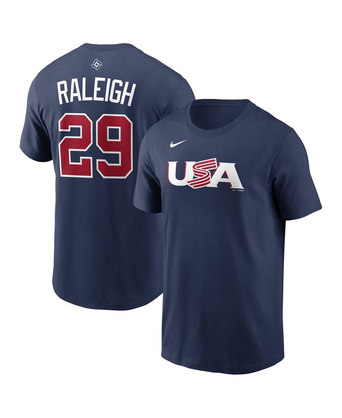 Click here for Nike Mens Cal Raleigh Navy Usa Baseball 2026 World... prices