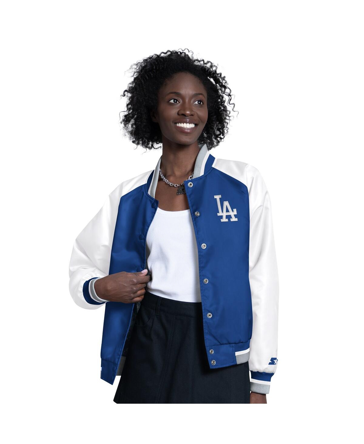 Click here for Starter Womens White/Royal Los Angeles Dodgers Bli... prices