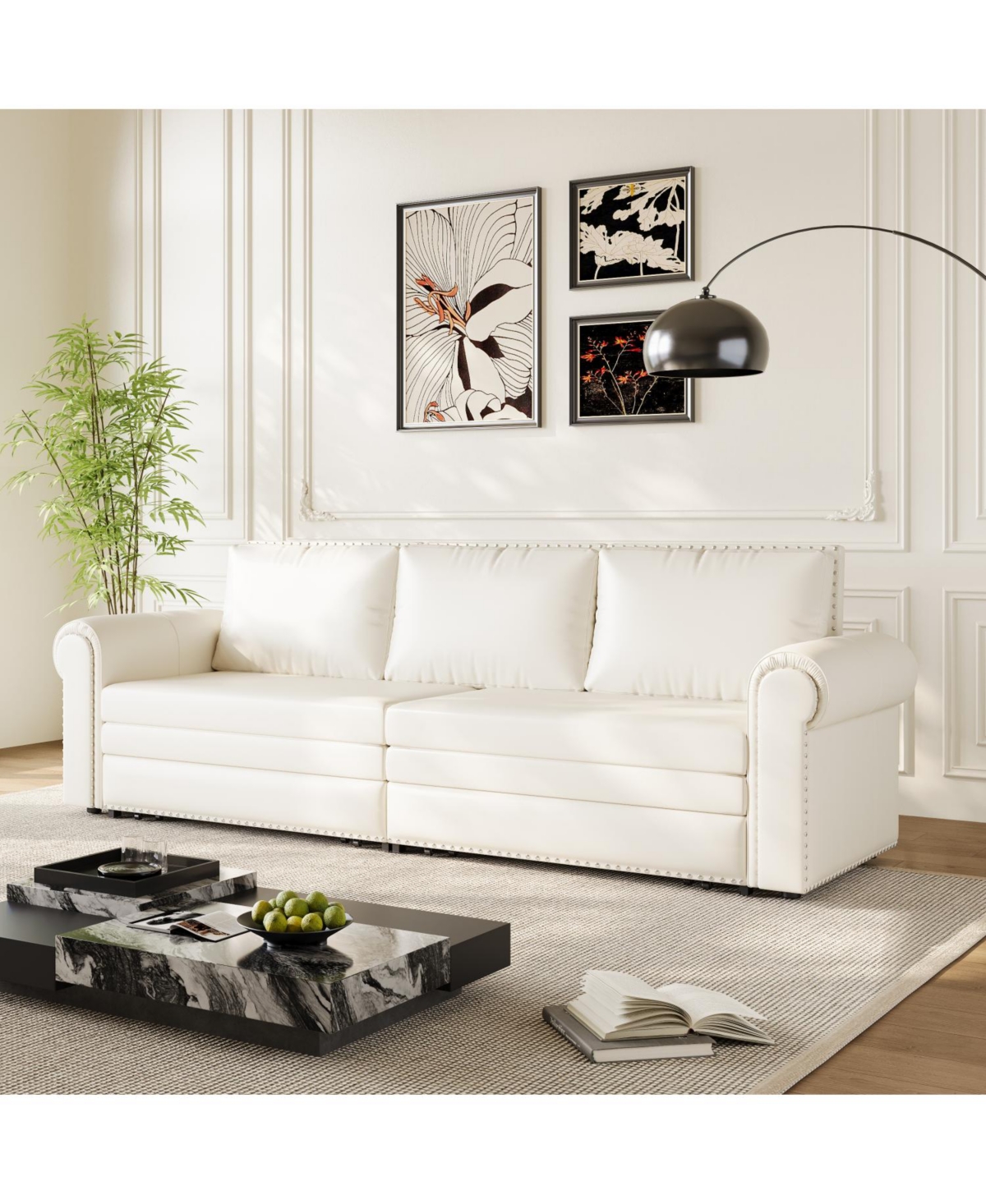 Click here for Streamdale Furniture Chesterfield Sleeper Sofa Bed... prices