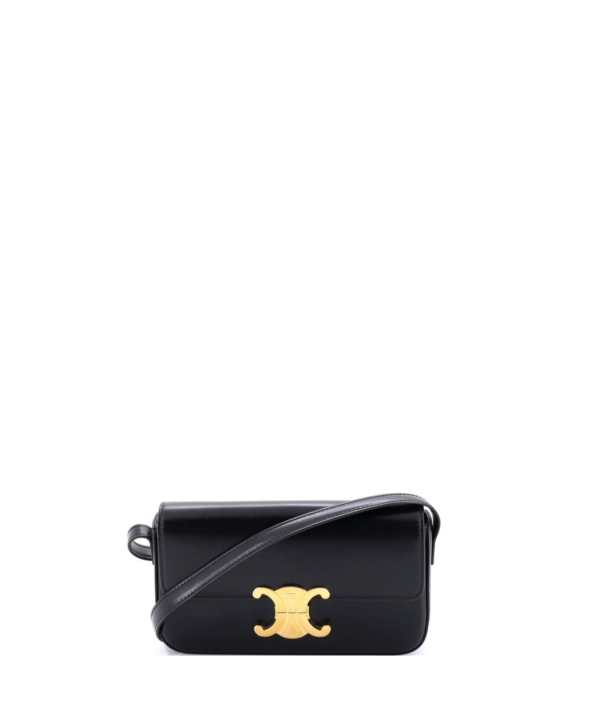 Click here for Pre-Owned Celine Triomphe East-West Shoulder Bag S... prices