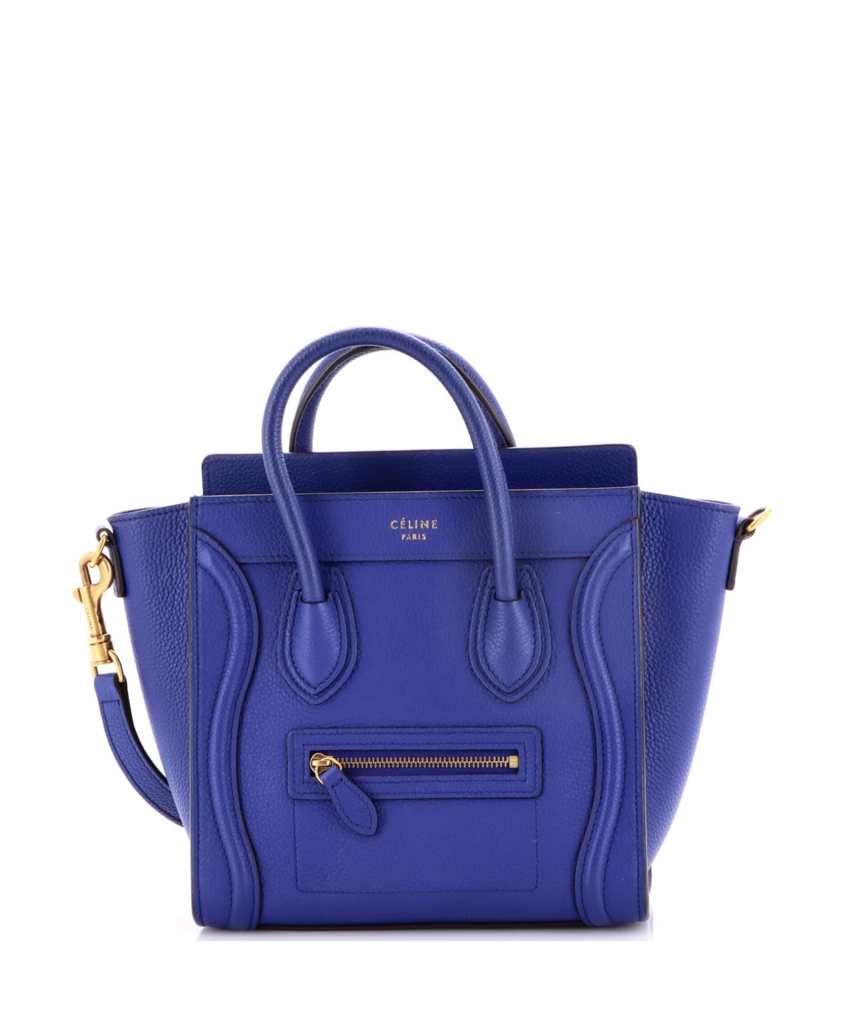 Click here for Pre-Owned Celine Nano Luggage Bag Grainy Leather -... prices