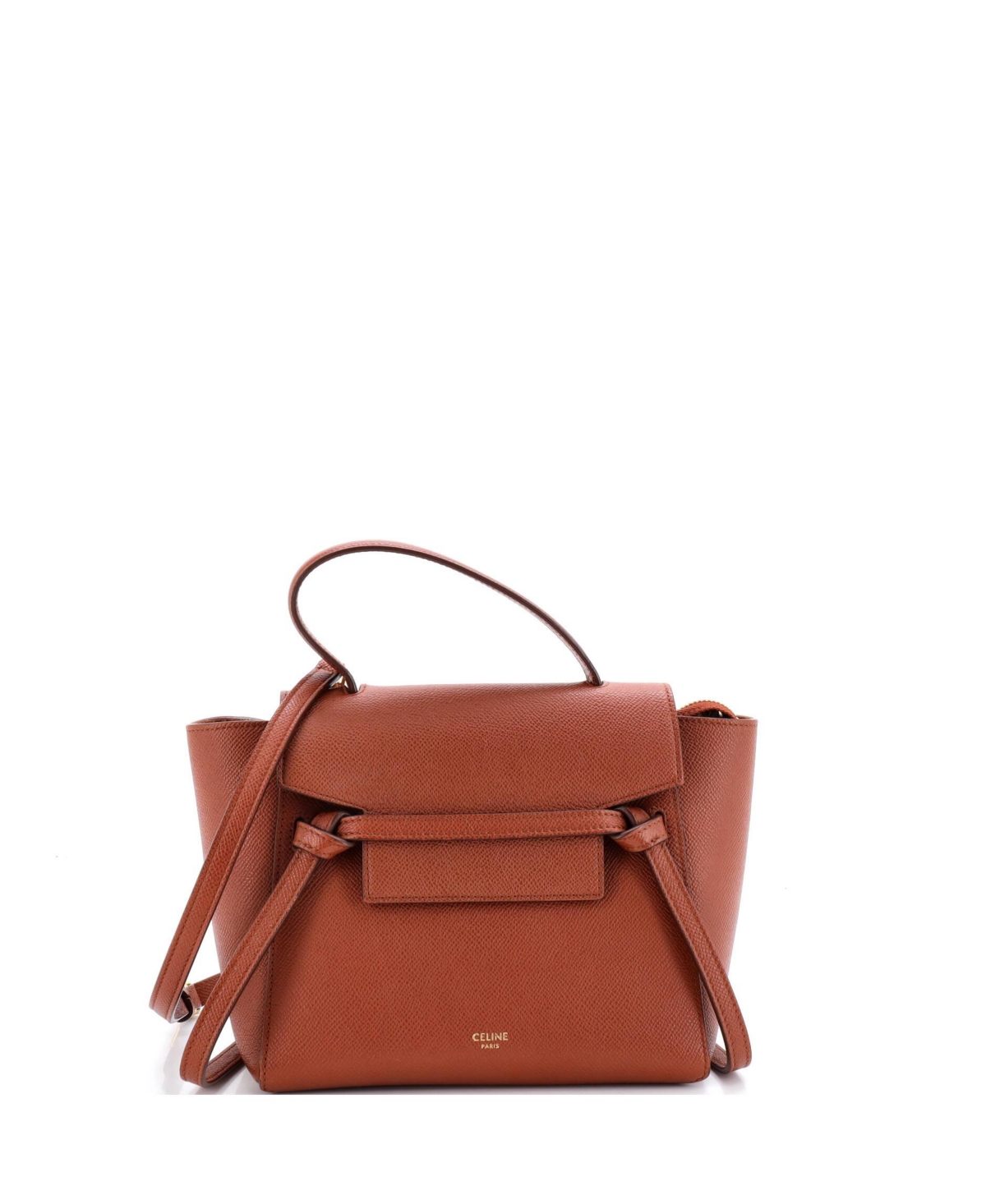 Click here for Pre-Owned Celine Nano Belt Bag Textured Leather -... prices