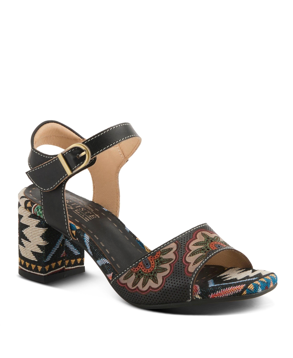 Click here for LArtiste womens Spring Step Sassyclass - Black mul... prices