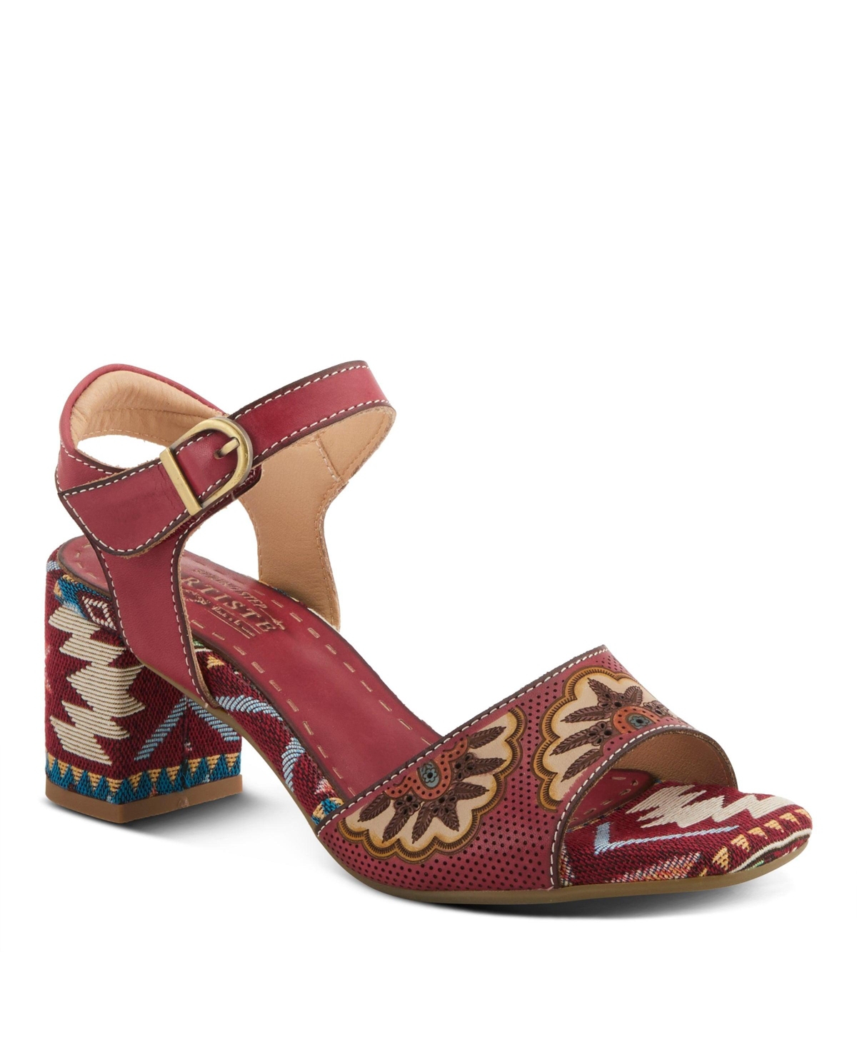 Click here for LArtiste womens Spring Step Sassyclass - Red multi prices