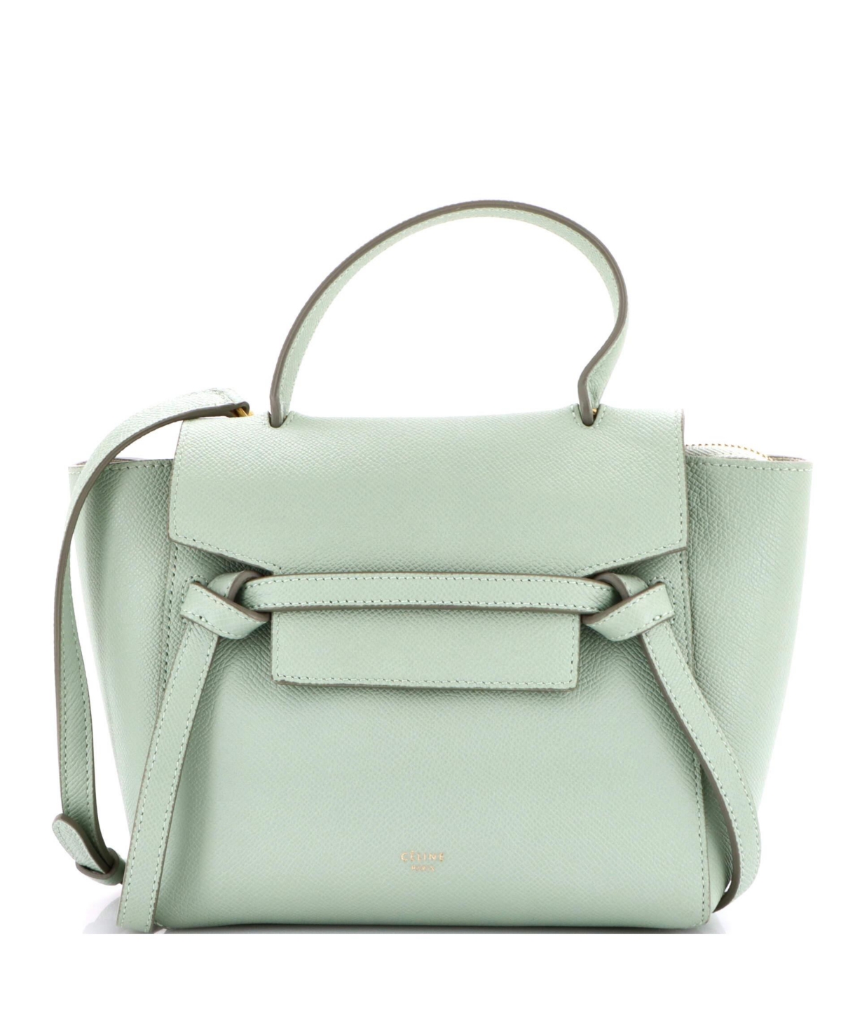 Click here for Pre-Owned Celine Nano Belt Bag Textured Leather -... prices