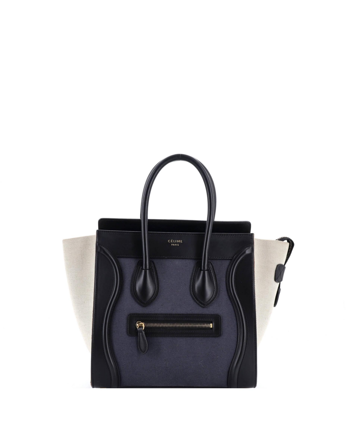 Click here for Pre-Owned Celine Mini Luggage Bag Canvas and Leath... prices