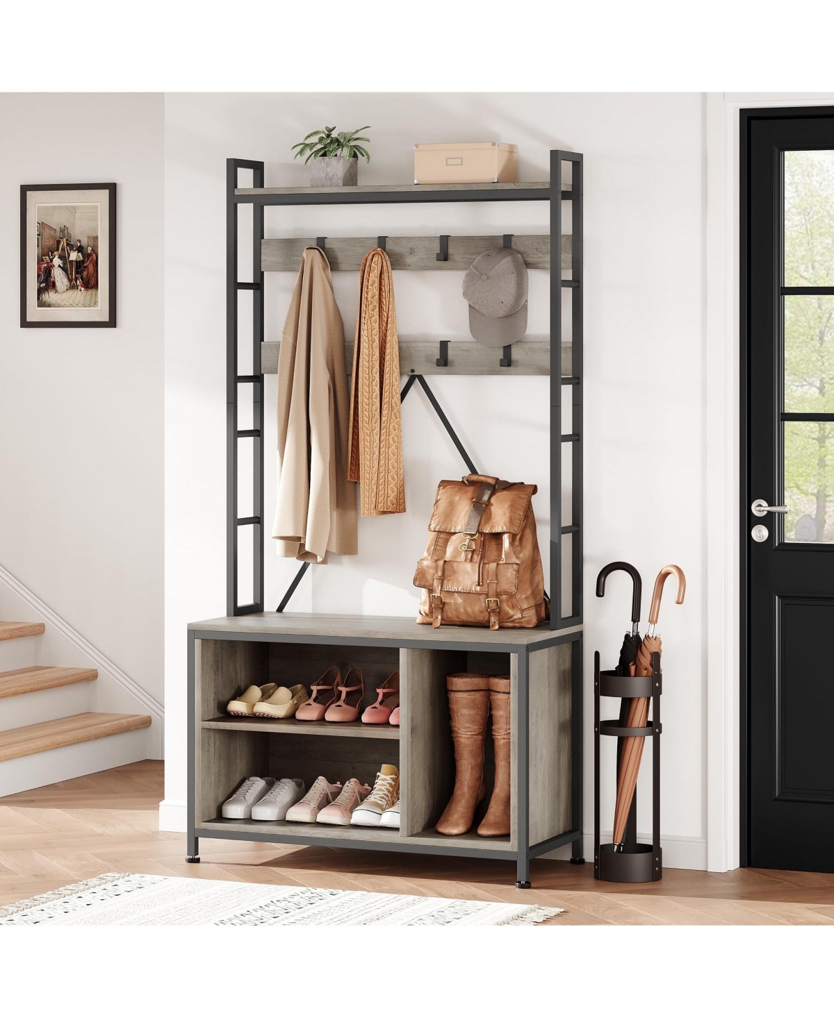 Click here for gaomon 36.4" Industrial Freestanding Hall Tre... prices