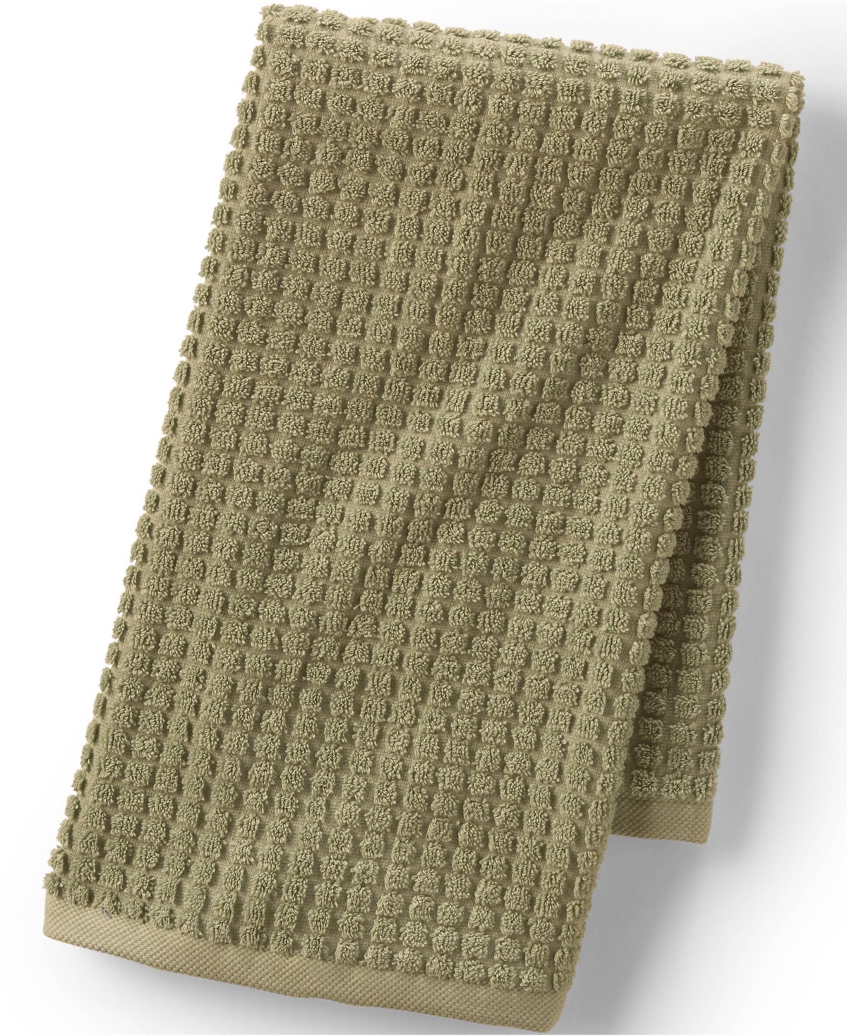 Click here for Lands End Cotton Waffle Hand Towel - Simply olive prices