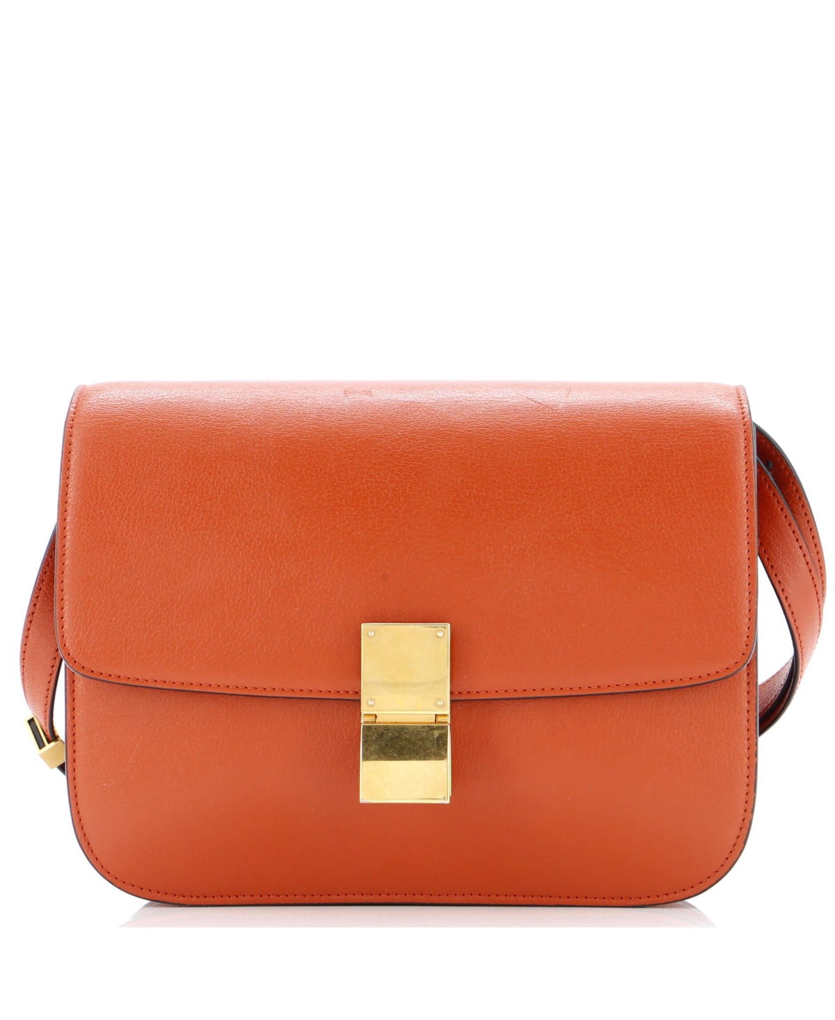 Click here for Pre-Owned Celine Medium Classic Box Bag Smooth Lea... prices