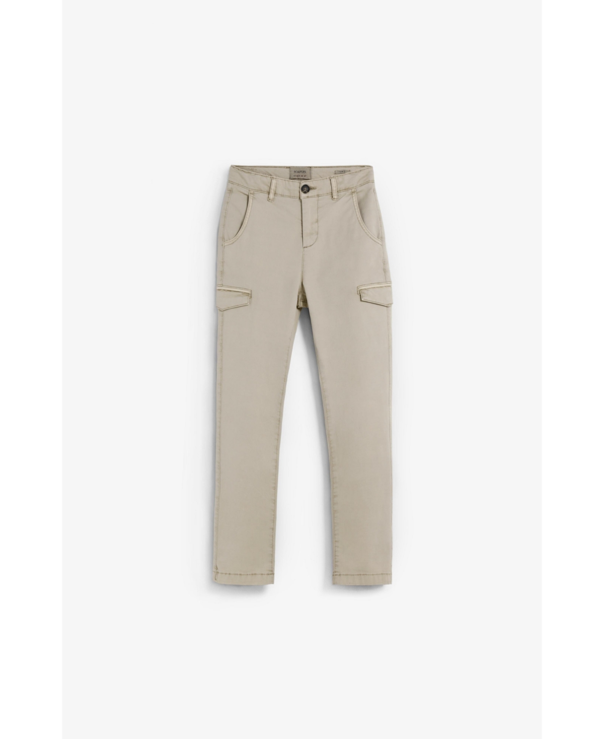 Click here for Scalpers Big Boys Basic Cargo Pants - Open beige prices