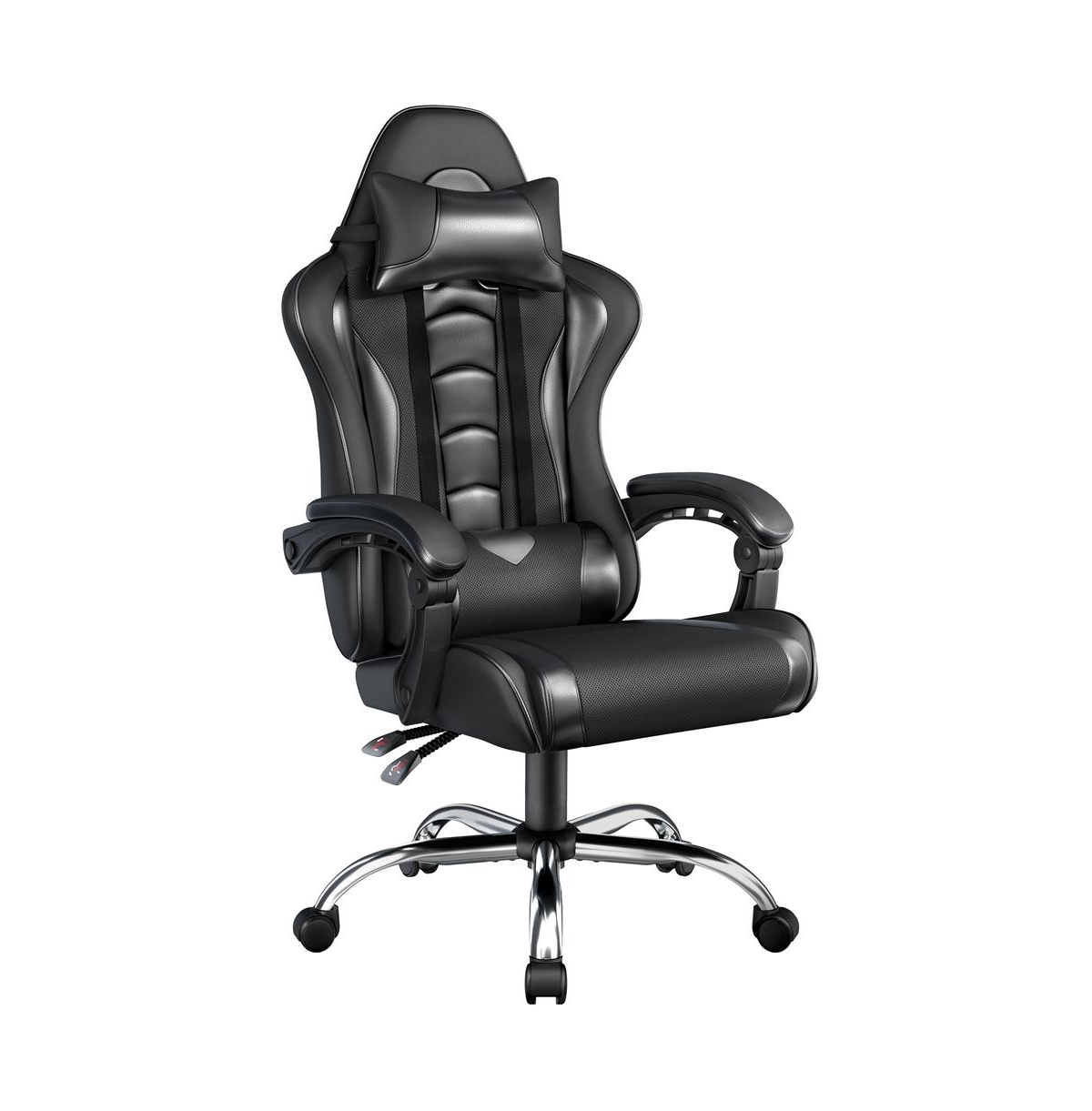 Click here for Yaheetech Pu Leather Ergonomic Gaming Chair with M... prices