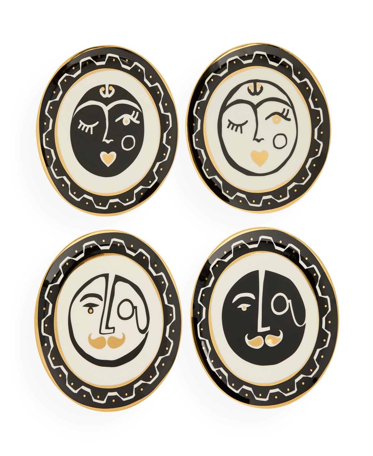 Click here for Jonathan Adler Marseilles Small Plates  Set of 4... prices
