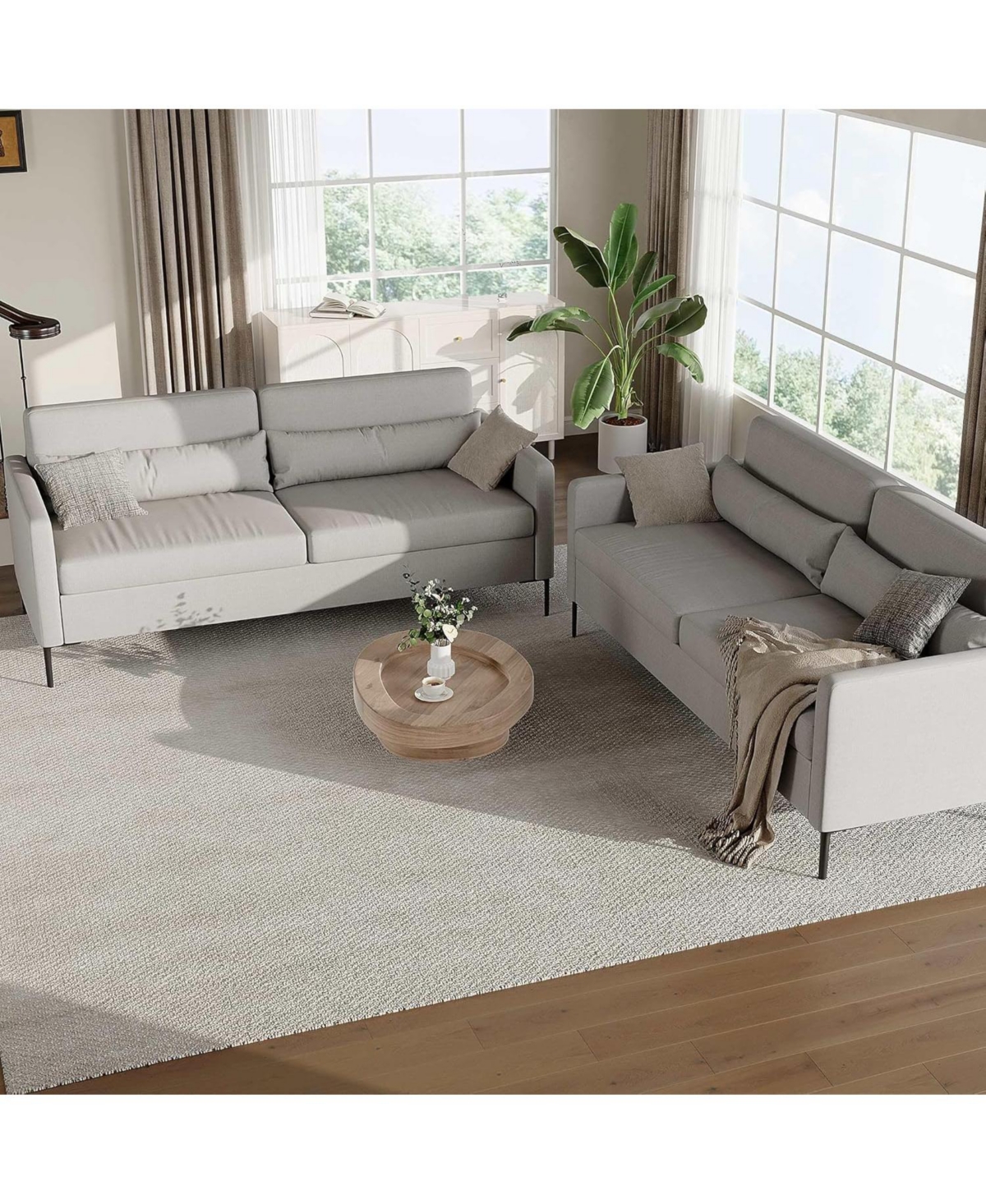 Click here for gaomon Loveseat Couches Set of 2 for Living Room... prices