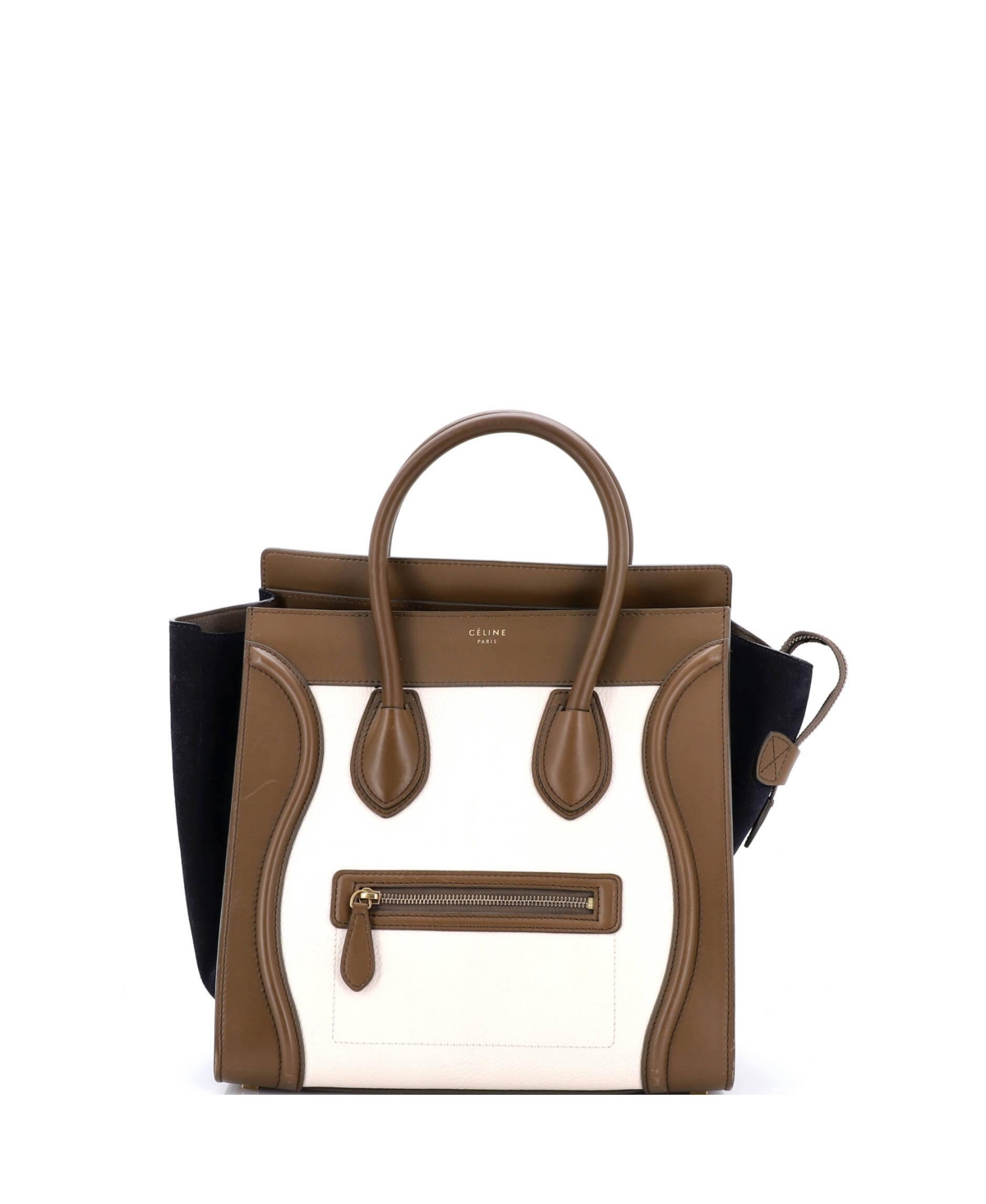 Click here for Pre-Owned Celine Mini Tricolor Luggage Bag Leather... prices