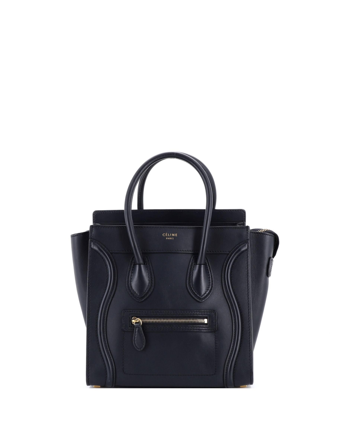 Click here for Pre-Owned Celine Micro Luggage Bag Smooth Leather... prices