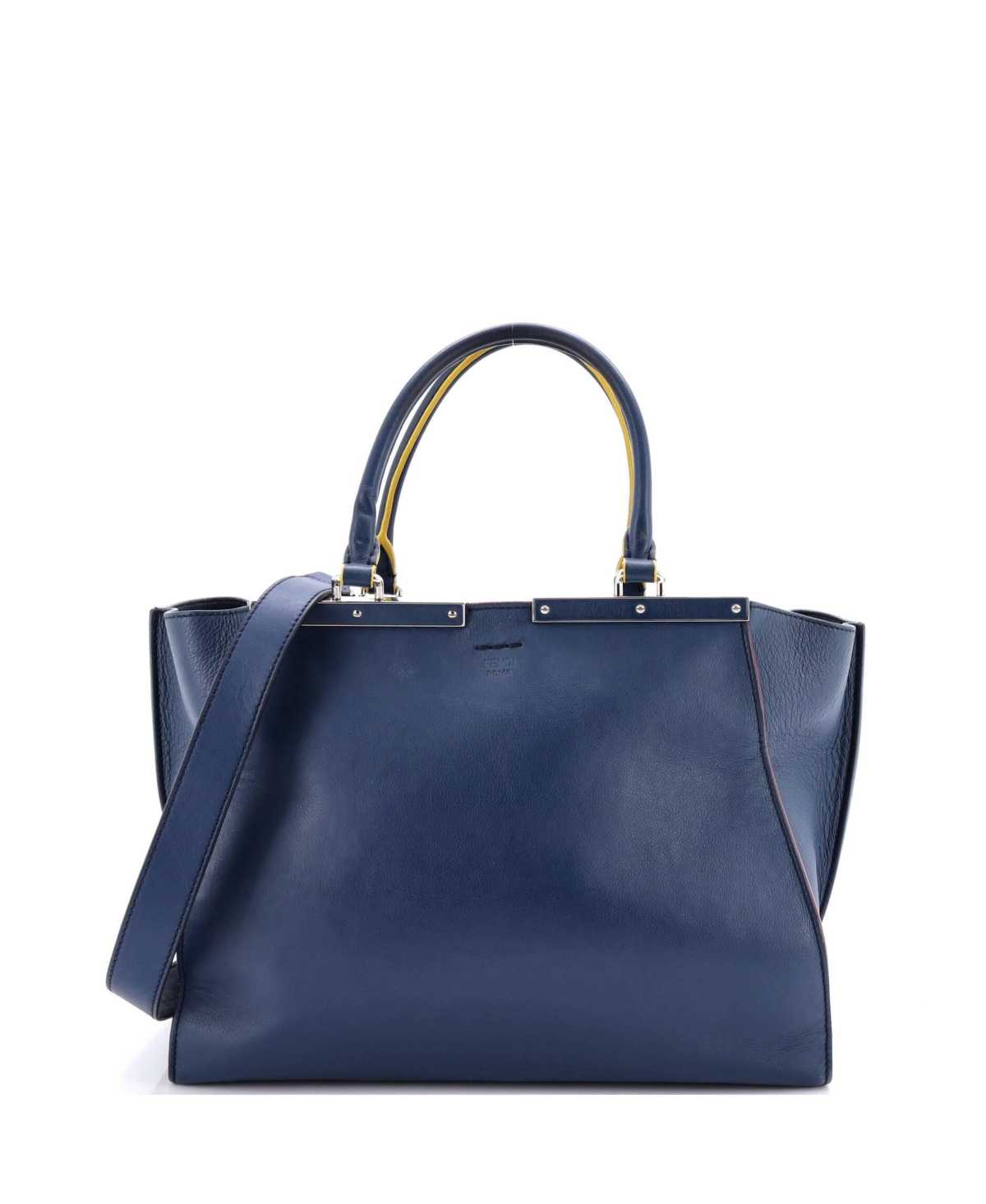 Click here for Pre-Owned Fendi Petite 3Jours Bag Leather - Blue prices