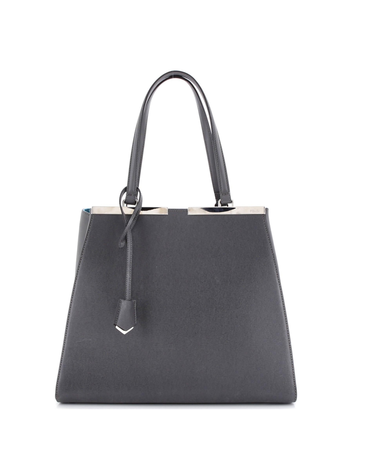 Click here for Pre-Owned Fendi Large 3Jours Bag Leather - Grey prices