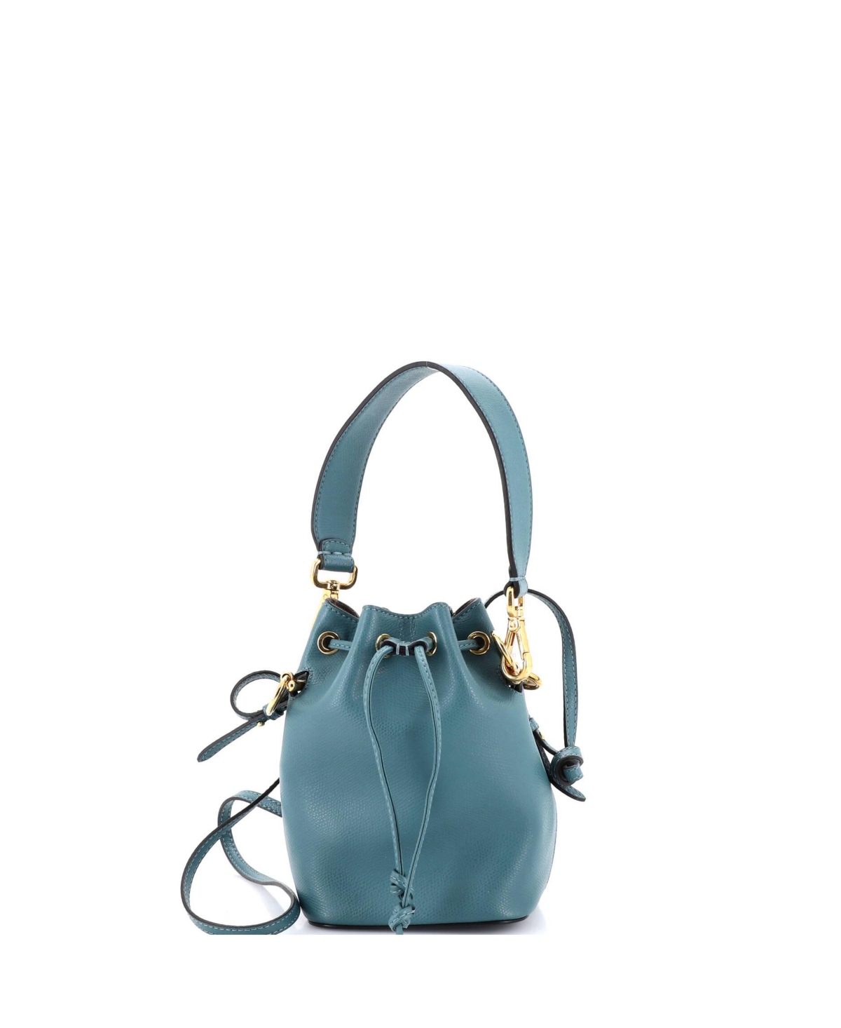 Click here for Pre-Owned Fendi Mini Mon Tresor Bucket Bag Leather... prices