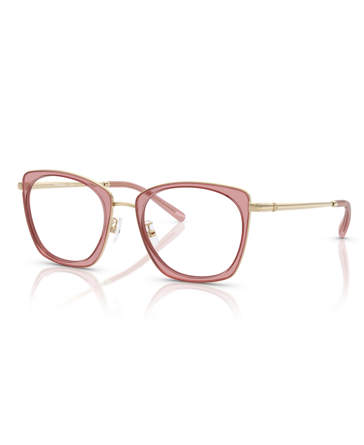 Tory Burch Womens Irregular Eyeglasses  TY1092 - Light Pink