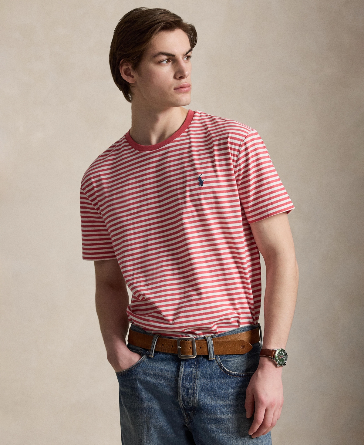 Click here for Polo Ralph Lauren Mens Classic-Fit Striped Cotton... prices