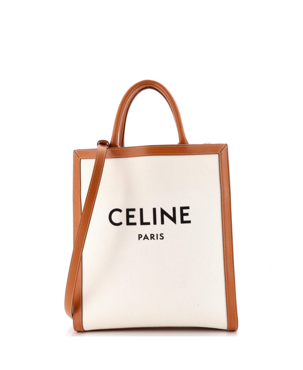 Click here for Pre-Owned Celine Small Vertical Cabas Tote Canvas... prices