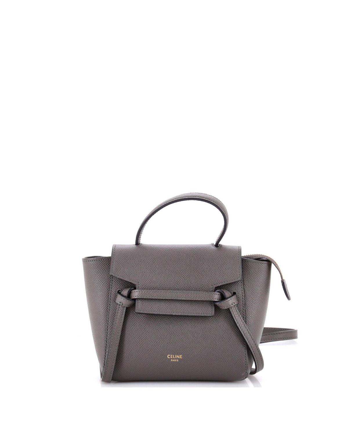 Click here for Pre-Owned Celine Pico Belt Bag Textured Leather -... prices