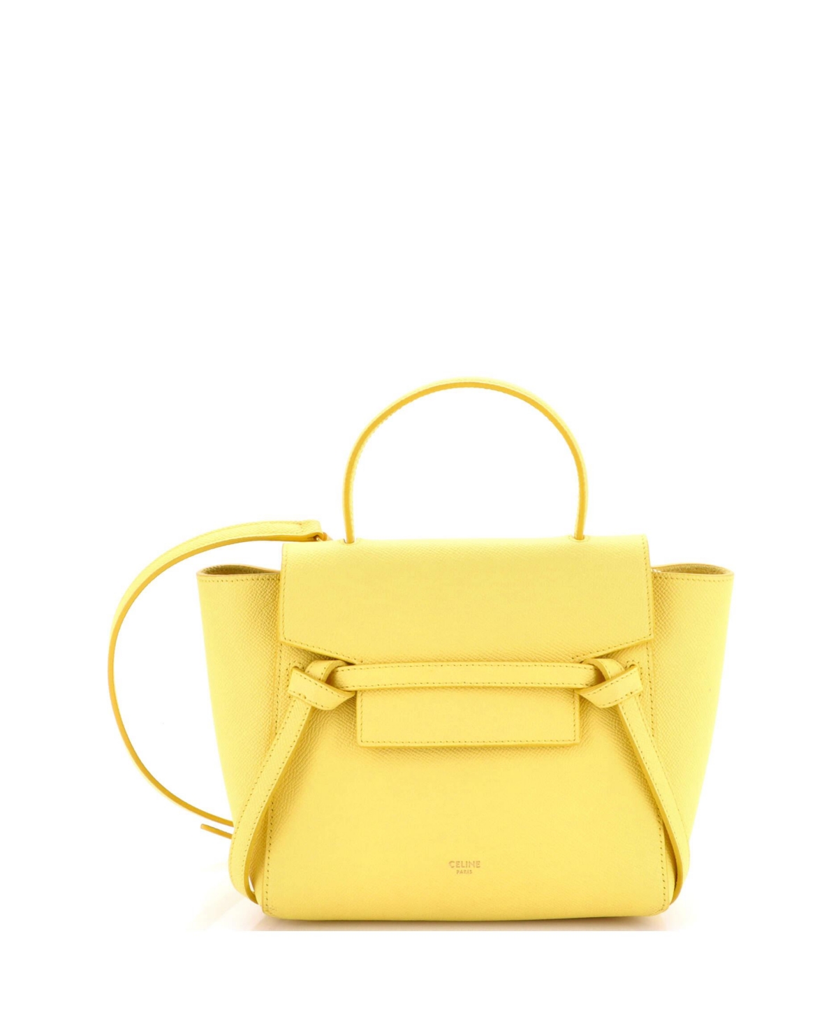 Click here for Pre-Owned Celine Nano Belt Bag Textured Leather -... prices