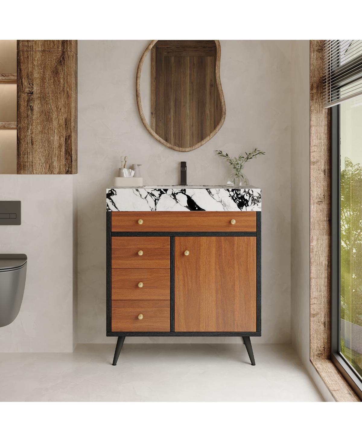 Click here for Sillysis 29.9" Freestanding Bathroom Vanity w... prices