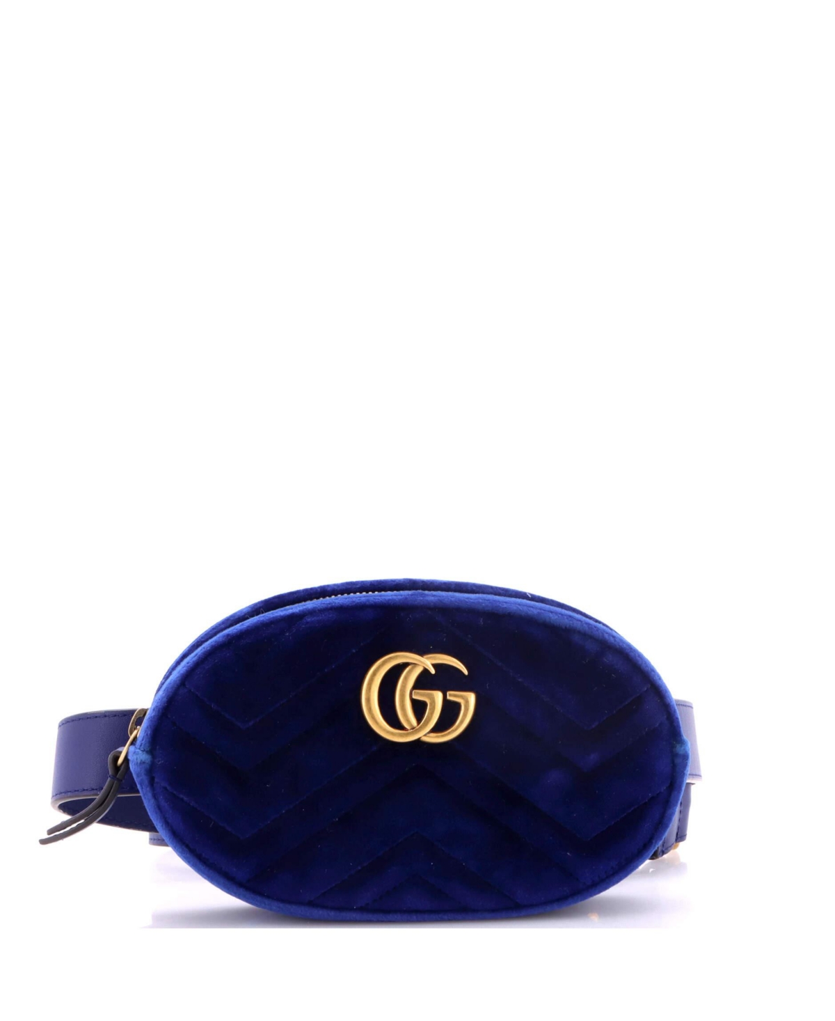 Click here for Pre-Owned Gucci Gg Marmont Belt Bag Matelasse Velv... prices