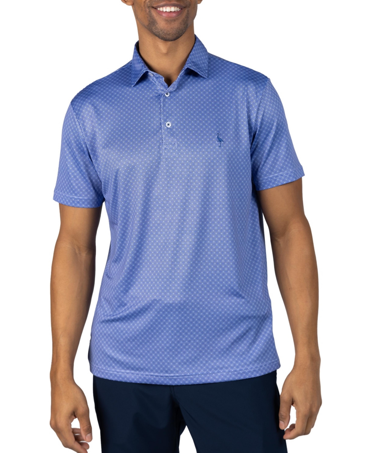 Click here for Tailorbyrd Mens Micro Geo Floral Printed Performan... prices