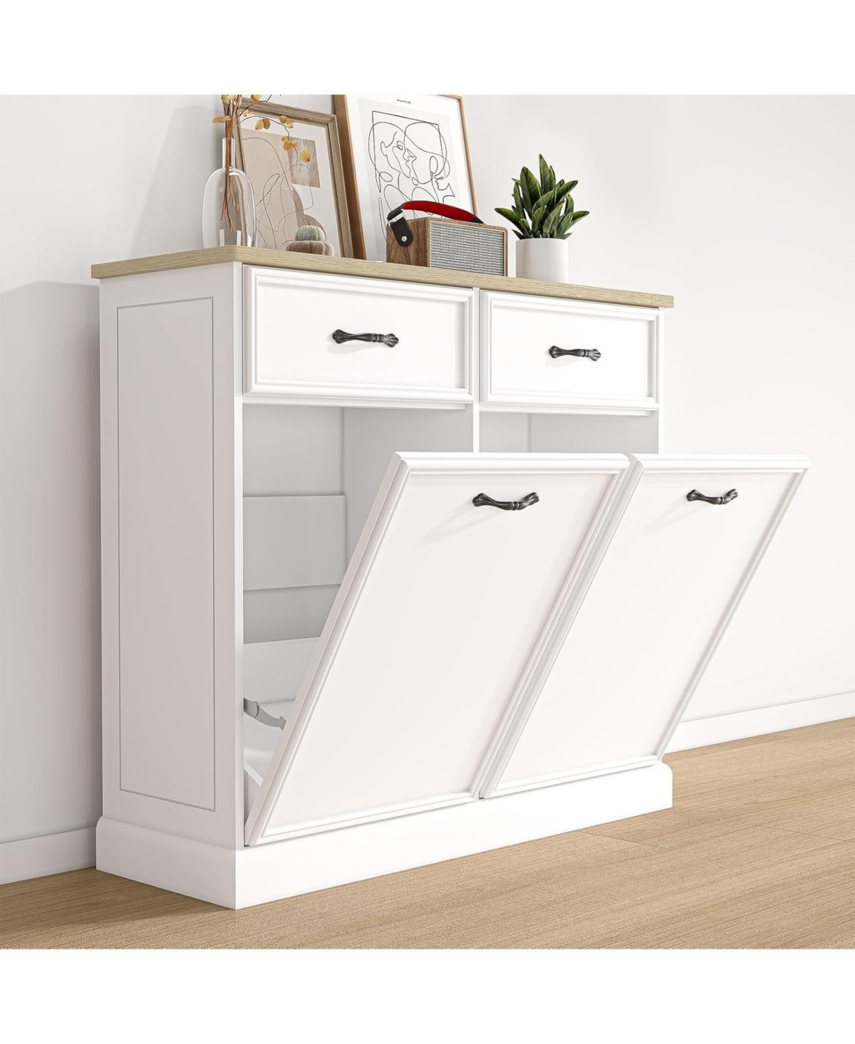 Click here for gaomon Trash Cabinet Tilt Out  Hidden Trash Storag... prices