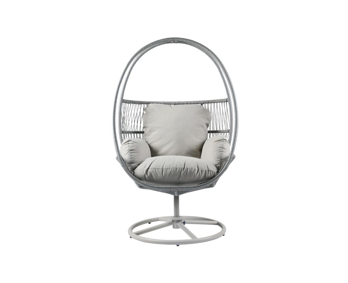 Click here for sumyeg Outdoor Wicker Swivel Lounge Chair - Grey prices