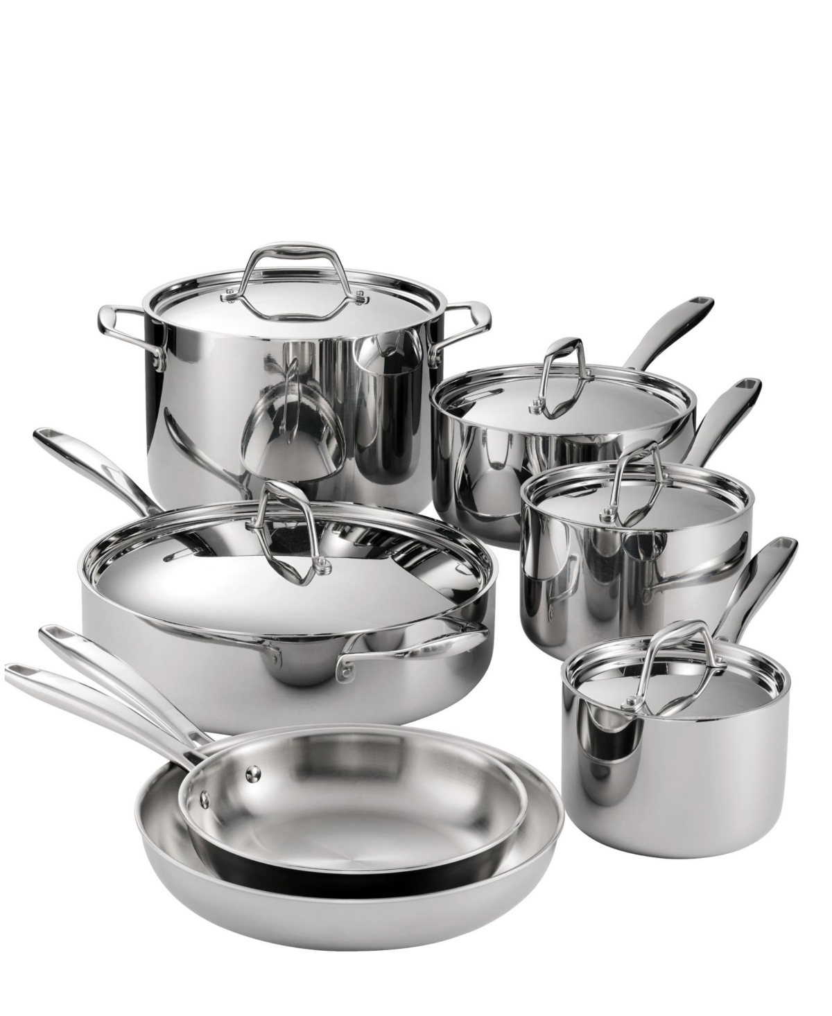 Click here for Tramontina Gourmet Tri-Ply Clad 12 Pc Cookware Set... prices