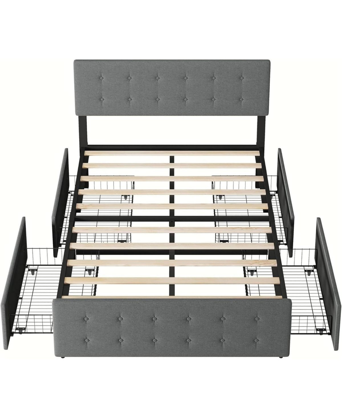 Click here for gaomon Storage Bed Frame with 4 Drawers and Headbo... prices