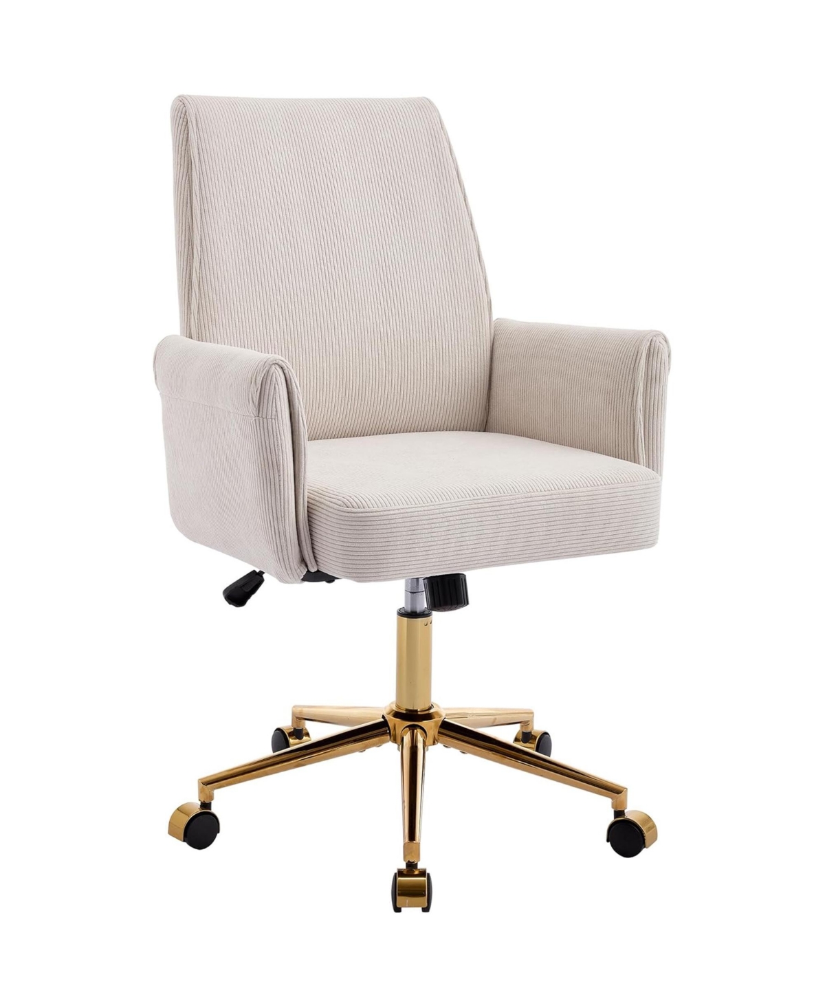 Click here for Rainsken Striped Velvet Office Chair - Adjustable... prices