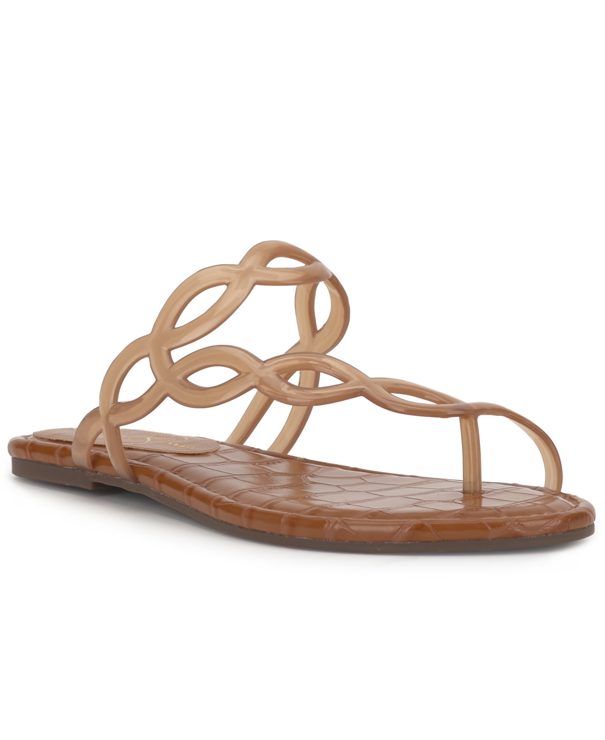 Click here for Jessica Simpson Womens Aloni Jelly Toe-Ring Flat S... prices